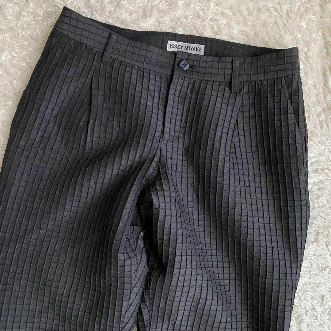 ISSEY MIYAKE - ☆極美品 イッセイミヤケ スラックス ジャガード ISSEY MIYAKE - ☆極美品 イッセイミヤケ スラックス ジャガード