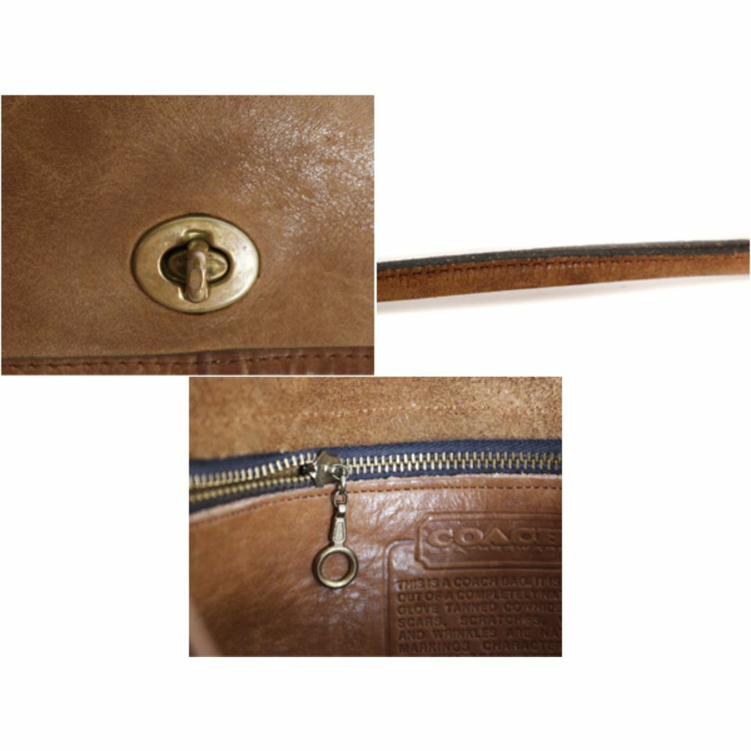 COACH - 60s ニューヨーク製 オールドコーチ 本革レザー COACH - 60s ニューヨーク製 オールドコーチ 本革レザー