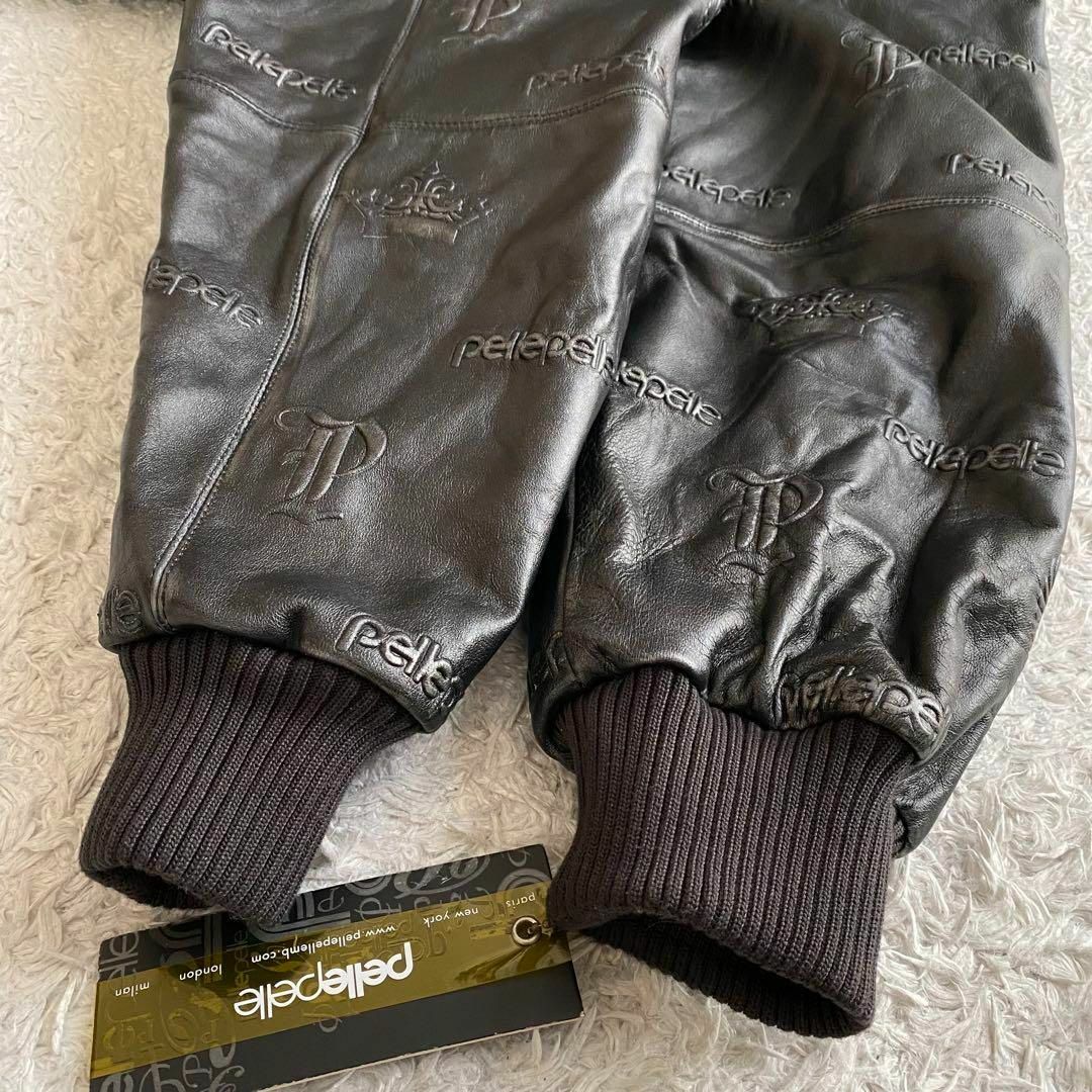 PELLE PELLE - 新品 PELLEPELLE MARC BUCHANAN エンボス加工 黒 PELLE PELLE - 新品 PELLEPELLE MARC BUCHANAN エンボス加工 黒