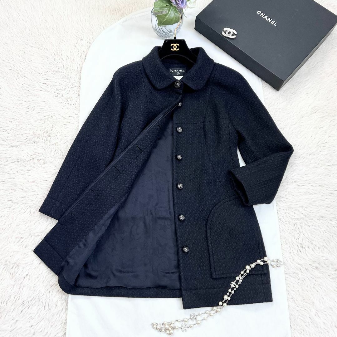 CHANEL - ☆CHANEL☆極美品☆ライオンボタン☆ツイード CHANEL - ☆CHANEL☆極美品☆ライオンボタン☆ツイード