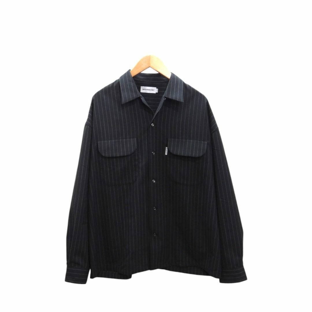 COOTIE 24aw T/W Open Collar L/S Shirt BLACK サイズM COOTIE 24aw T/W Open Collar L/S Shirt BLACK サイズM