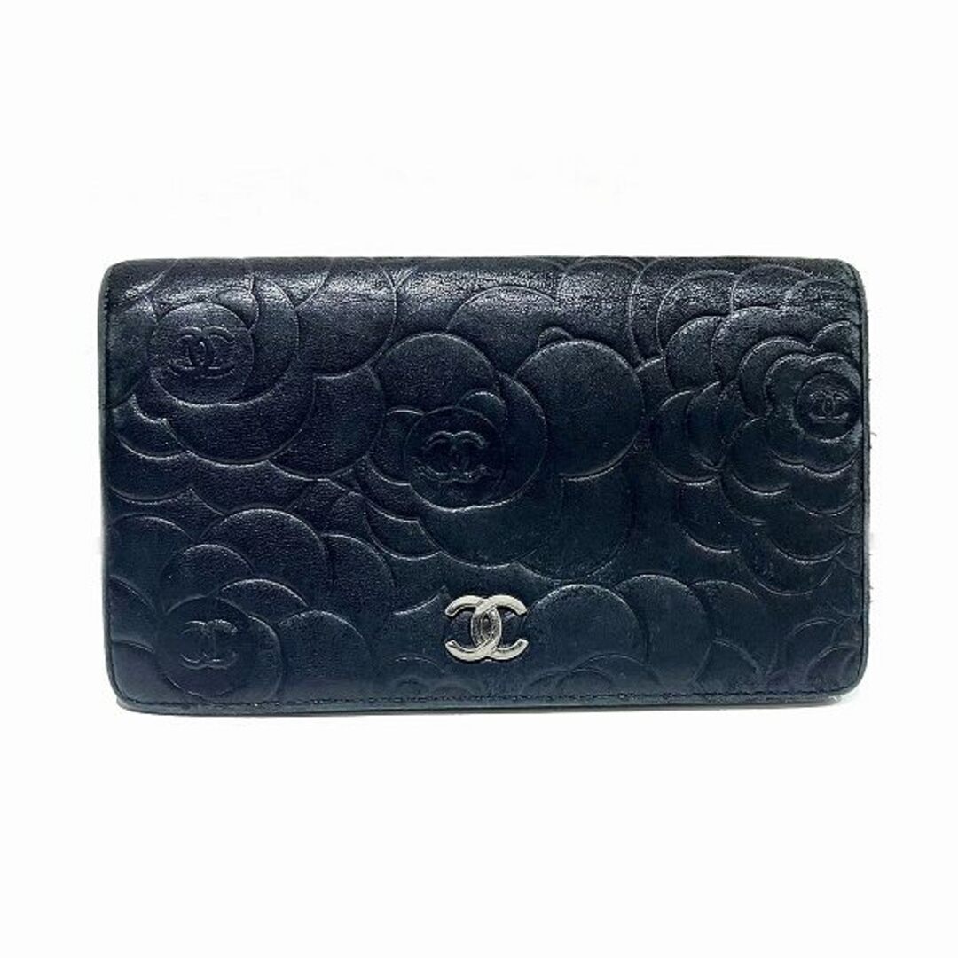 シャネル CHANEL カメリア ココマーク 長財布 2つ折り財布 シャネル CHANEL カメリア ココマーク 長財布 2つ折り財布