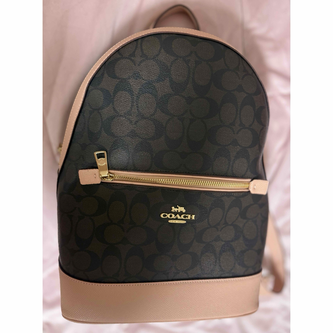 COACH コーチ シグネチャー c5679 リュック ピンク COACH コーチ シグネチャー c5679 リュック ピンク