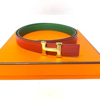 HERMES - 極美品 定価13万 エルメス Hベルト 75 幅19mm HERMES - 極美品 定価13万 エルメス Hベルト 75 幅19mm