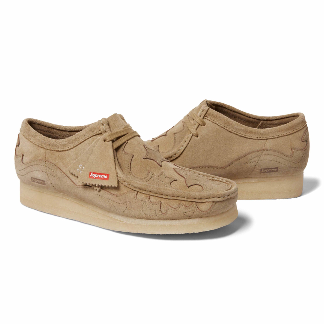 新品未使用 supreme CLARKS ワラビー 28 10 靴/シューズ 新品未使用 supreme CLARKS ワラビー 28 10 靴/シューズ