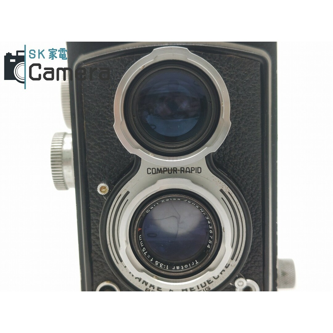 ROLLEICORD III Triotar 75mm F3.5 ローライコード Ⅲ 絞り難有 ROLLEICORD III Triotar 75mm F3.5 ローライコード Ⅲ 絞り難有