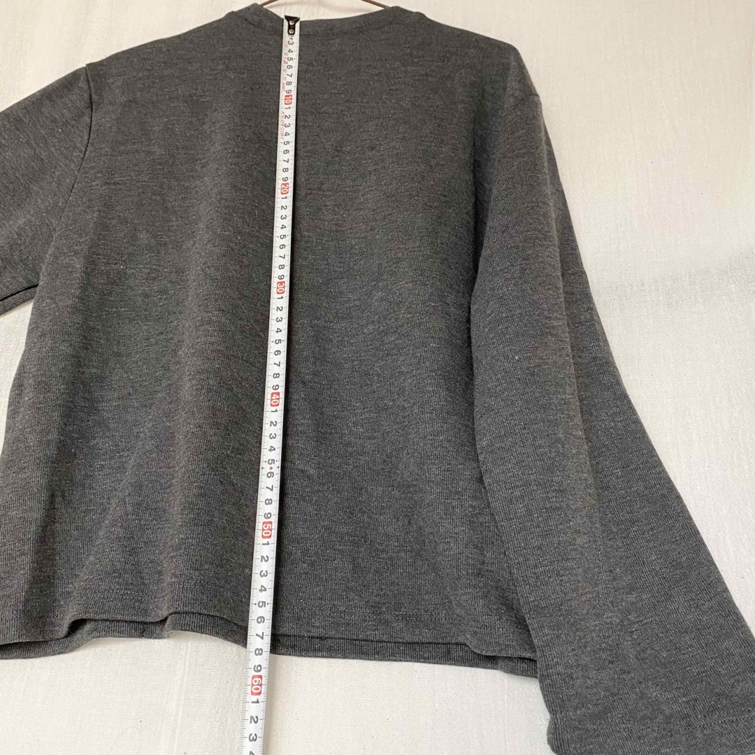 ZARA - ZARA ザラ グレー ビジュー ニット トップス セーター ZARA - ZARA ザラ グレー ビジュー ニット トップス セーター