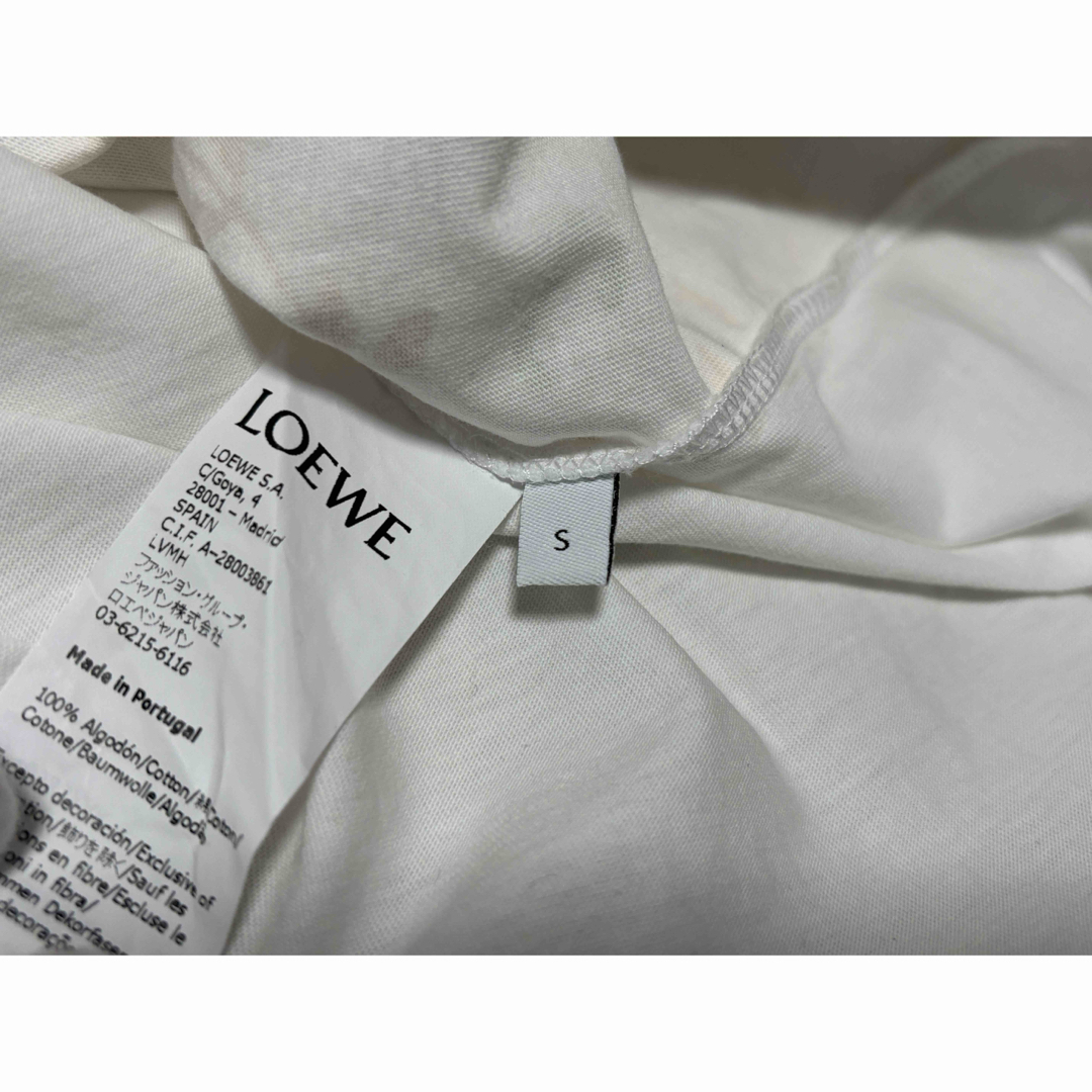 LOEWE ロエベ 刺繍 ロゴ 花柄 Tシャツ S S540333XAR LOEWE ロエベ 刺繍 ロゴ 花柄 Tシャツ S S540333XAR