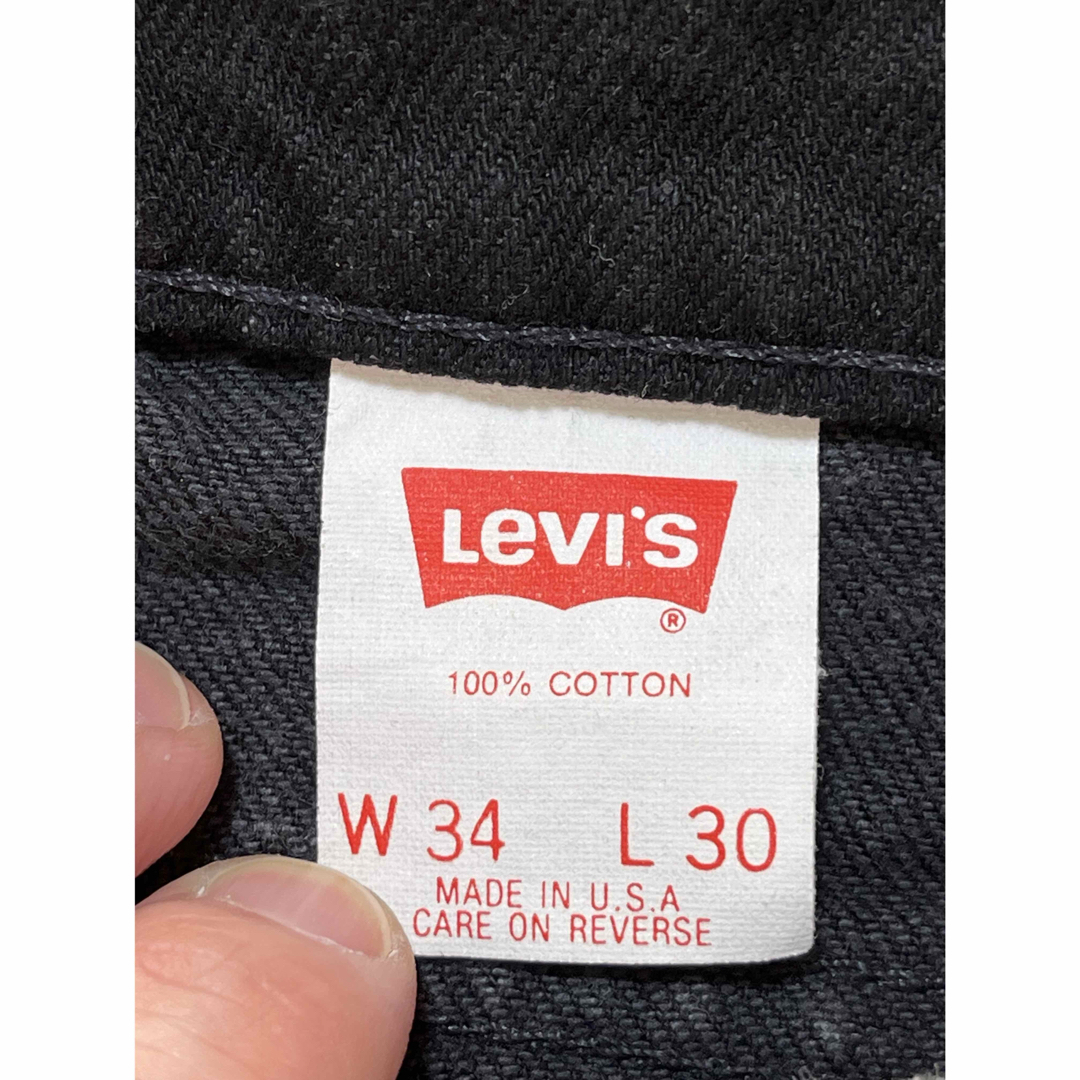 Levi's - 貴重!DEAD STOCK Levi's 550 ブラックデニム Levi's - 貴重!DEAD STOCK Levi's 550 ブラックデニム