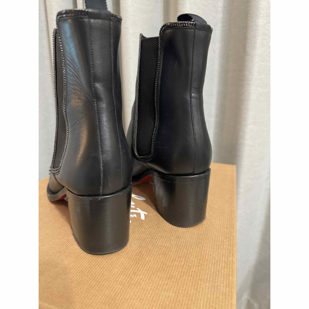 美品 ルブタン スパイクスタッズ OTABOO サイドゴアブーツ 36 黒 美品 ルブタン スパイクスタッズ OTABOO サイドゴアブーツ 36 黒