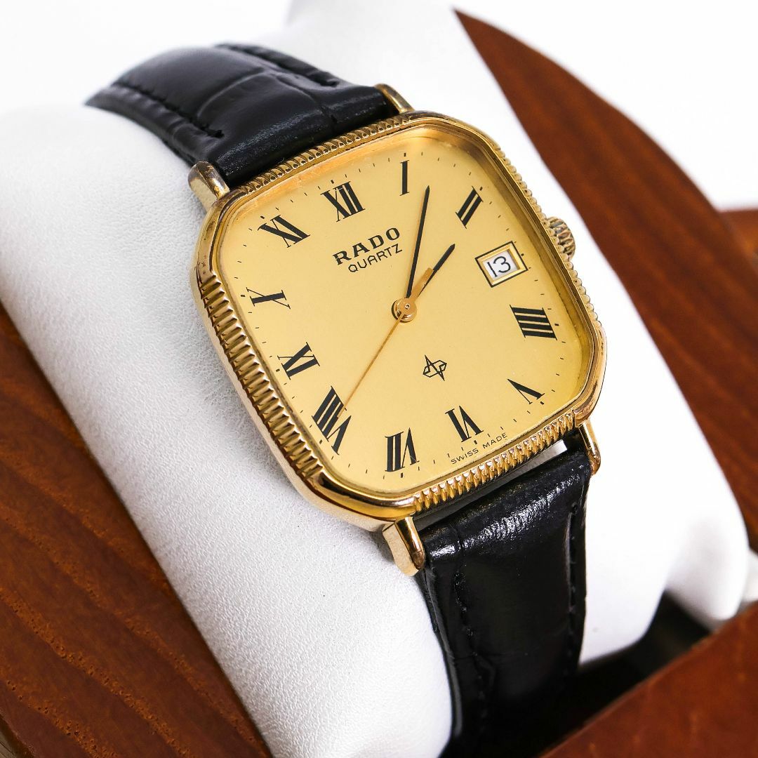 稼働 RADO 腕時計 スクエア アンティーク デイト レディース 稼働 RADO 腕時計 スクエア アンティーク デイト レディース