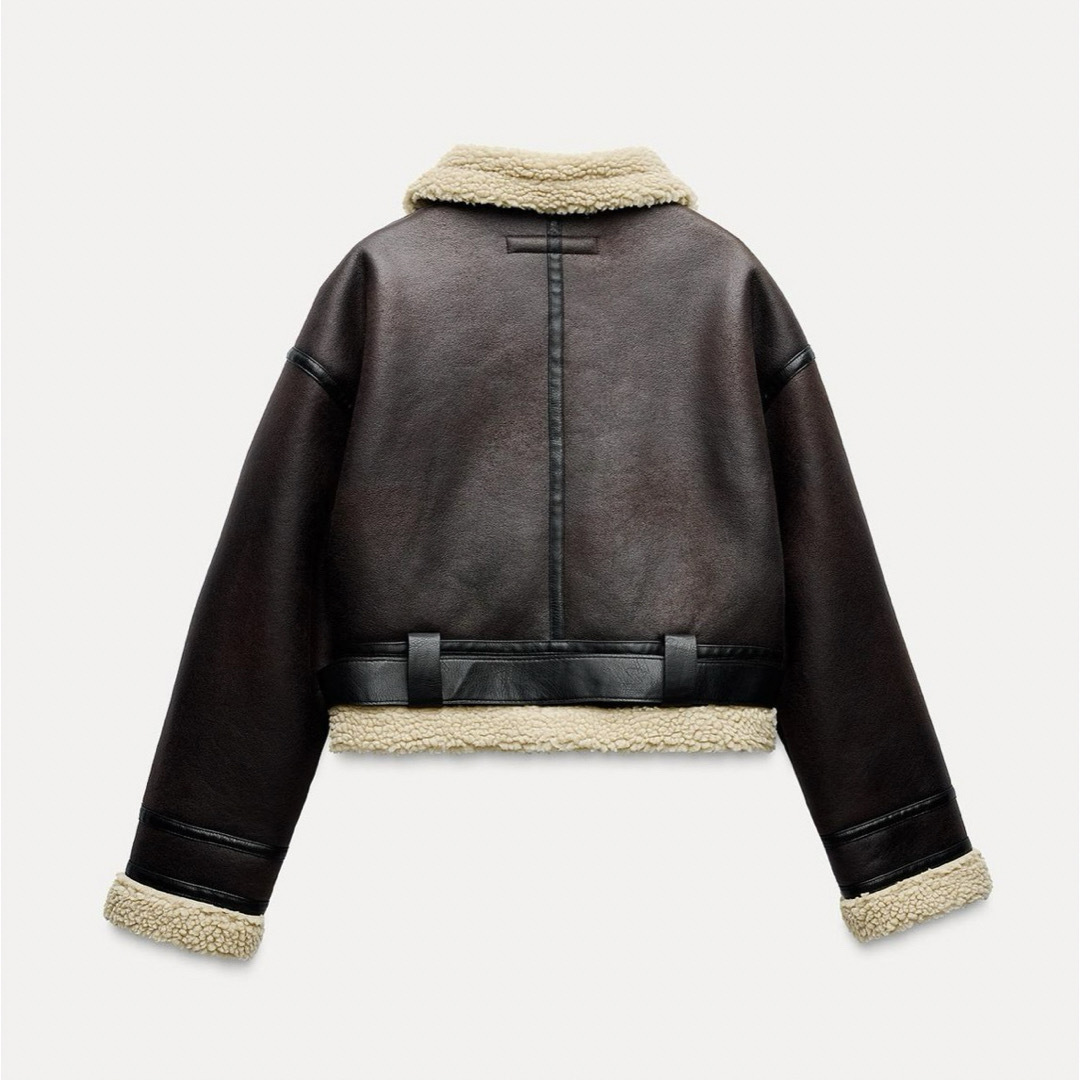 ZARA - ZARA ショート丈ダブルフェイスジャケットの通販 by 11月 ZARA - ZARA ショート丈ダブルフェイスジャケットの通販 by 11月