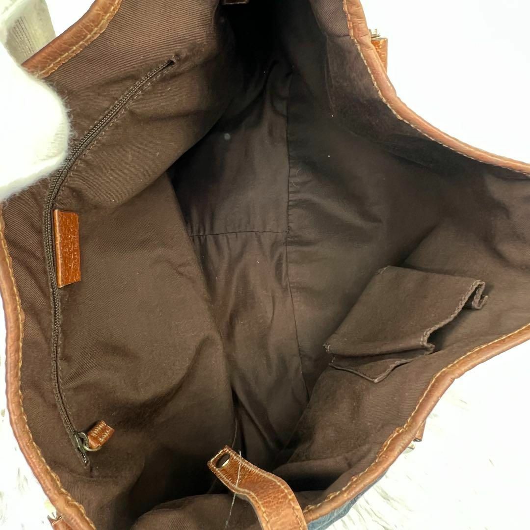 GUCCI - 【超希少】グッチ アビー GG キャンバス デニム トート GUCCI - 【超希少】グッチ アビー GG キャンバス デニム トート