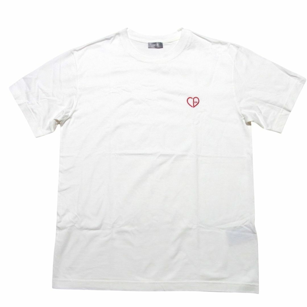 24SS DIOR ディオール CD ハートロゴ刺繍 Tシャツ S 白 ホワイト 24SS DIOR ディオール CD ハートロゴ刺繍 Tシャツ S 白 ホワイト