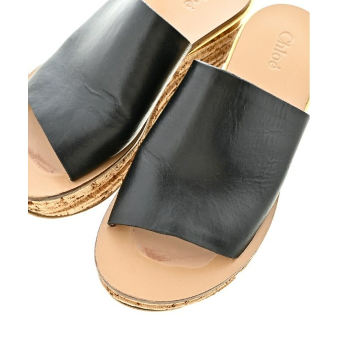Chloe クロエ サンダル -(22.5cm位) 黒 【古着】【中古】 Chloe クロエ サンダル -(22.5cm位) 黒 【古着】【中古】