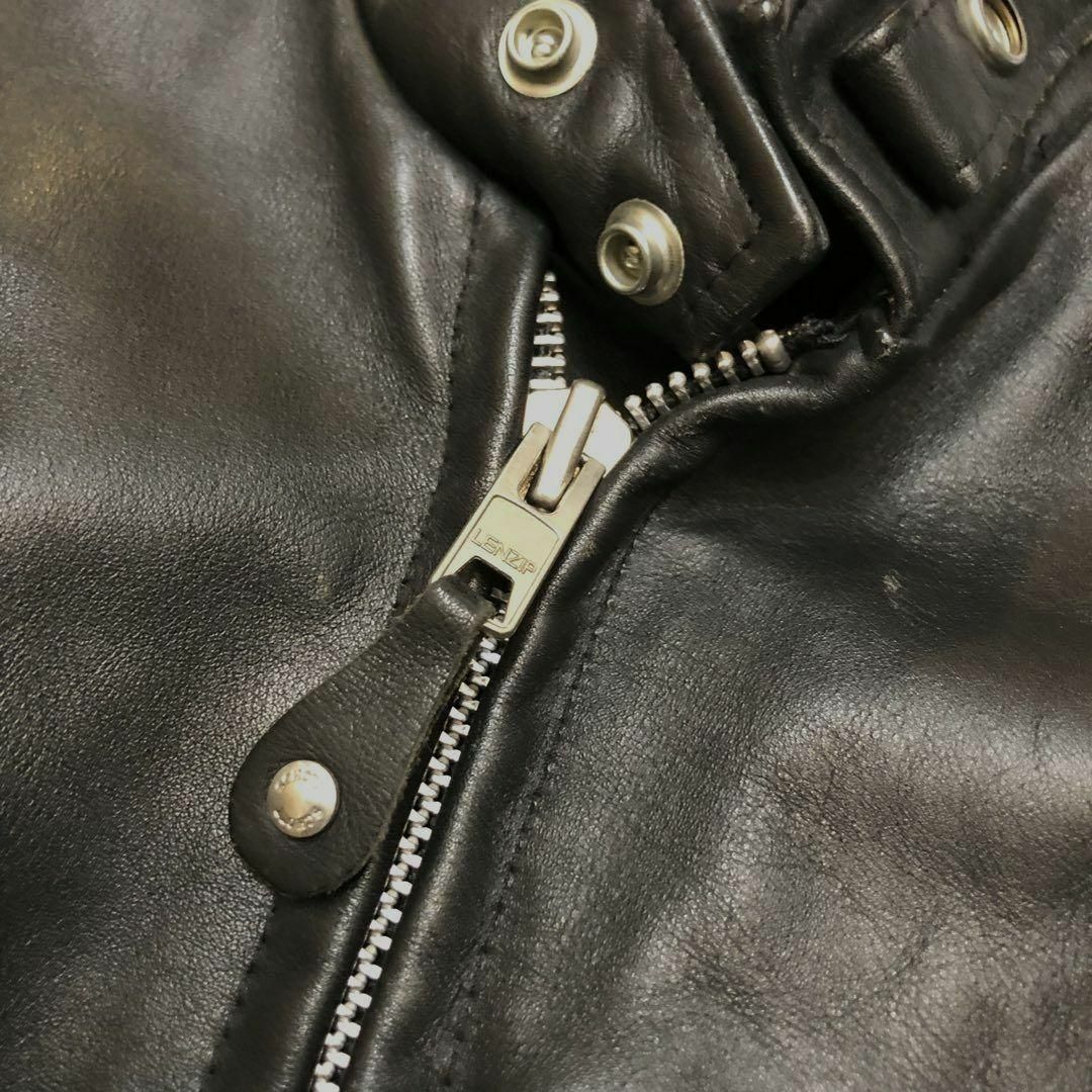 ☆ライナー付☆Schott シングルレザーライダースジャケット 黒 ☆ライナー付☆Schott シングルレザーライダースジャケット 黒
