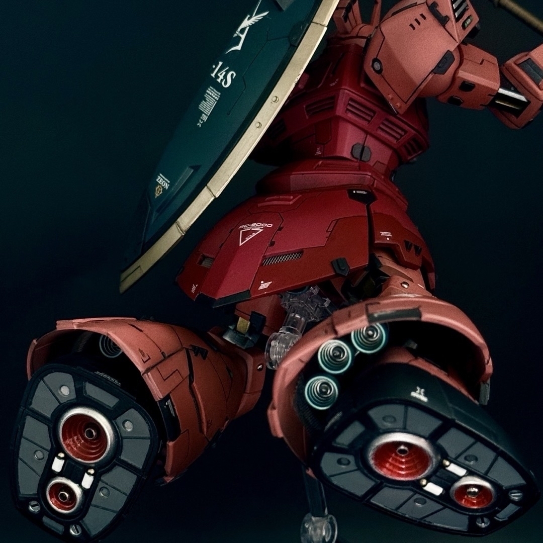 BANDAI - ガンプラ 完成品 hguc シャア専用 ゲルググ 改修 改造 BANDAI - ガンプラ 完成品 hguc シャア専用 ゲルググ 改修 改造