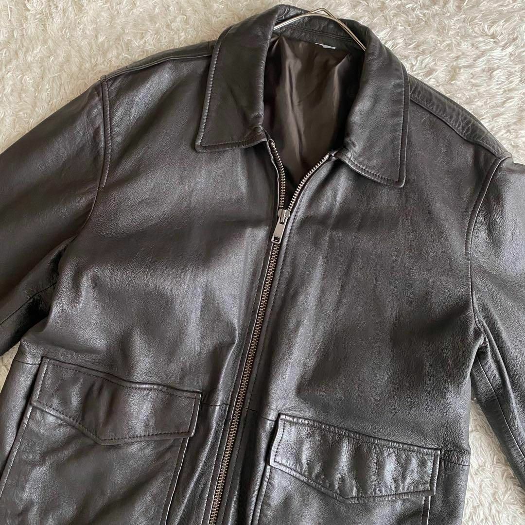 ZARA - ☆極美品 ZARA ザラ A-2 羊革 レザージャケット ZARA - ☆極美品 ZARA ザラ A-2 羊革 レザージャケット