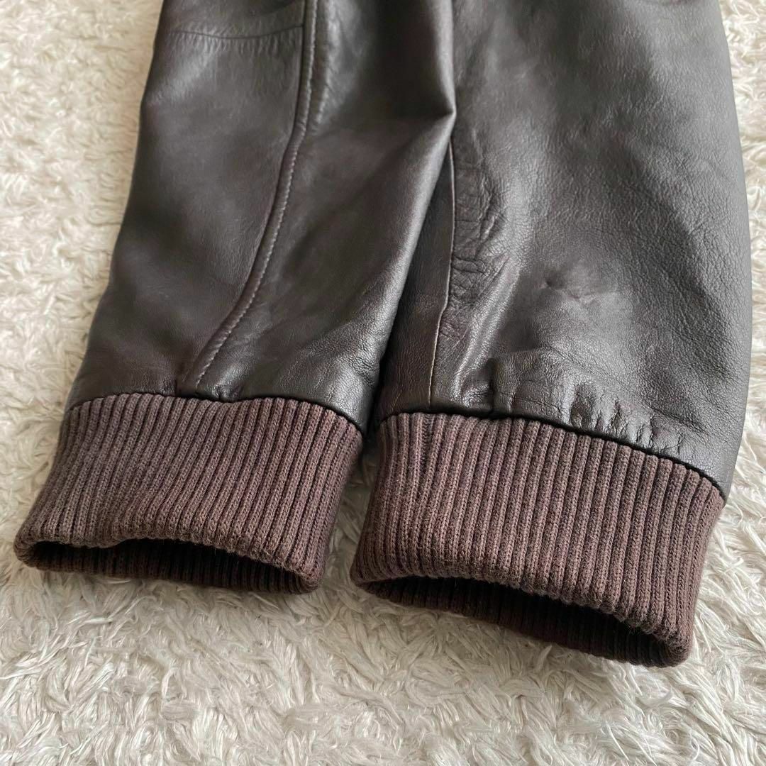 ZARA - ☆極美品 ZARA ザラ A-2 羊革 レザージャケット ZARA - ☆極美品 ZARA ザラ A-2 羊革 レザージャケット