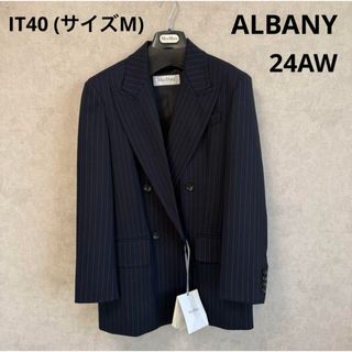 Max Mara - ☆24AW Max Mara ALBANY ウール ピンストライプ Max Mara - ☆24AW Max Mara ALBANY ウール ピンストライプ