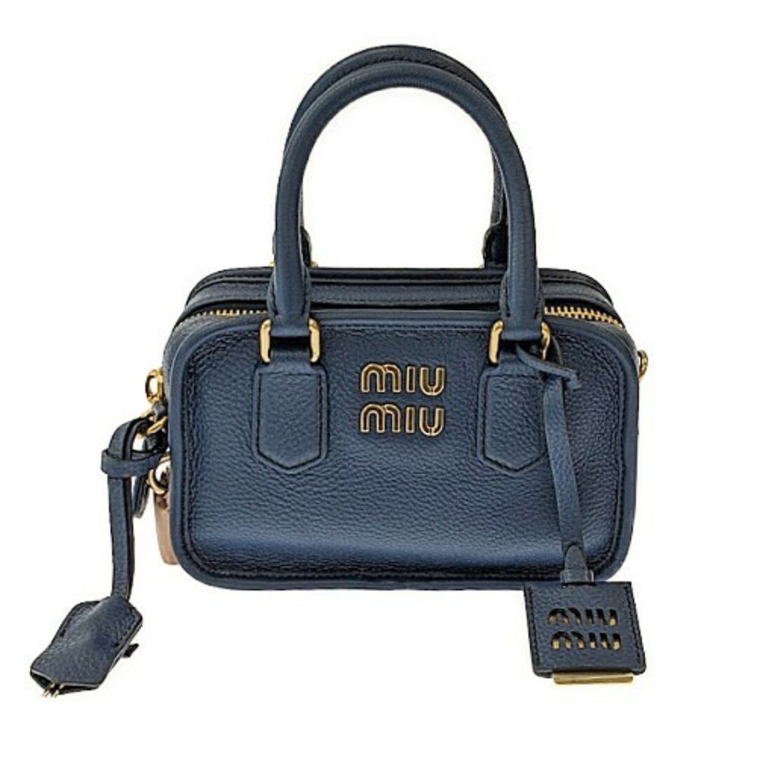 MIU MIU - MIUMIU ミュウミュウ アルカディ 2WAYバッグ 5BB123の MIU MIU - MIUMIU ミュウミュウ アルカディ 2WAYバッグ 5BB123の