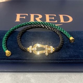 FRED - FRED フレッド フォース10 純正ダイヤ ブレス K18YG LMの FRED - FRED フレッド フォース10 純正ダイヤ ブレス K18YG LMの