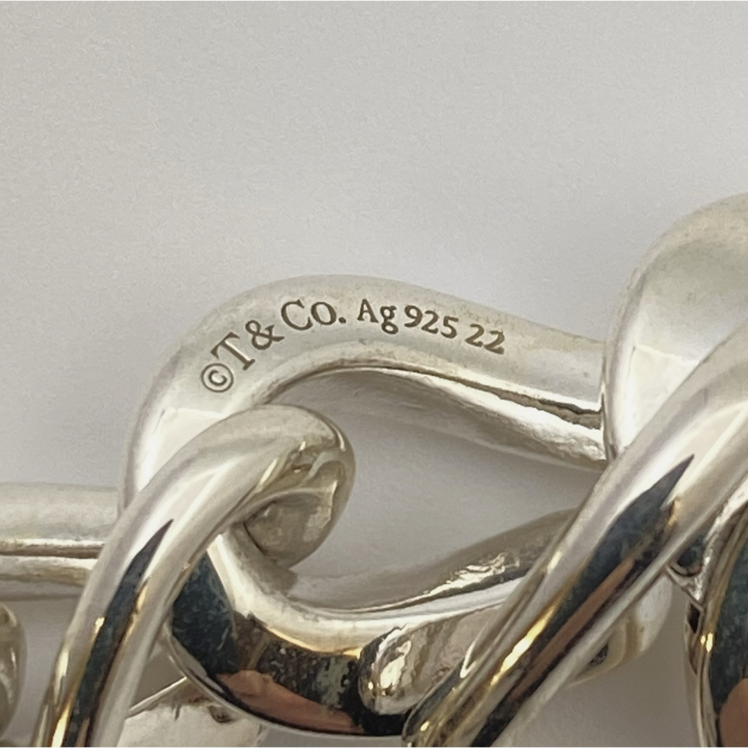 新同品 定価25.8万 ティファニー フォージ リンク ブレス SV 新同品 定価25.8万 ティファニー フォージ リンク ブレス SV