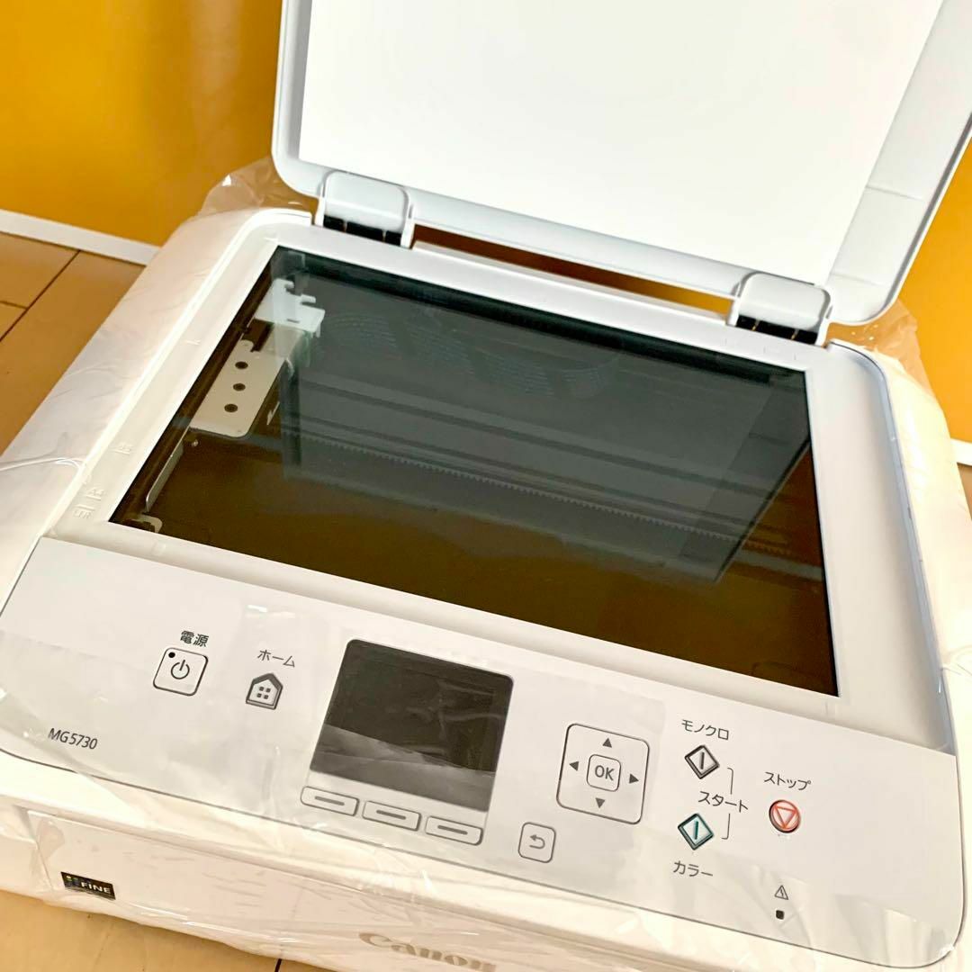 新品未使用】Canon PIXUS MG5730HW 開封済 複合プリンター 新品未使用】Canon PIXUS MG5730HW 開封済 複合プリンター