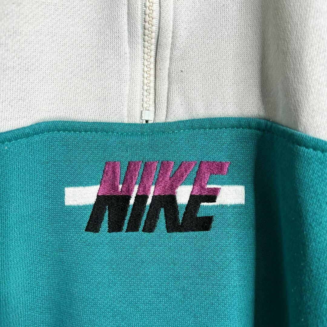 NIKE - 【入手困難!!】ナイキ ✈︎刺繍ロゴ ハーフジップ ゆるだ NIKE - 【入手困難!!】ナイキ ✈︎刺繍ロゴ ハーフジップ ゆるだ