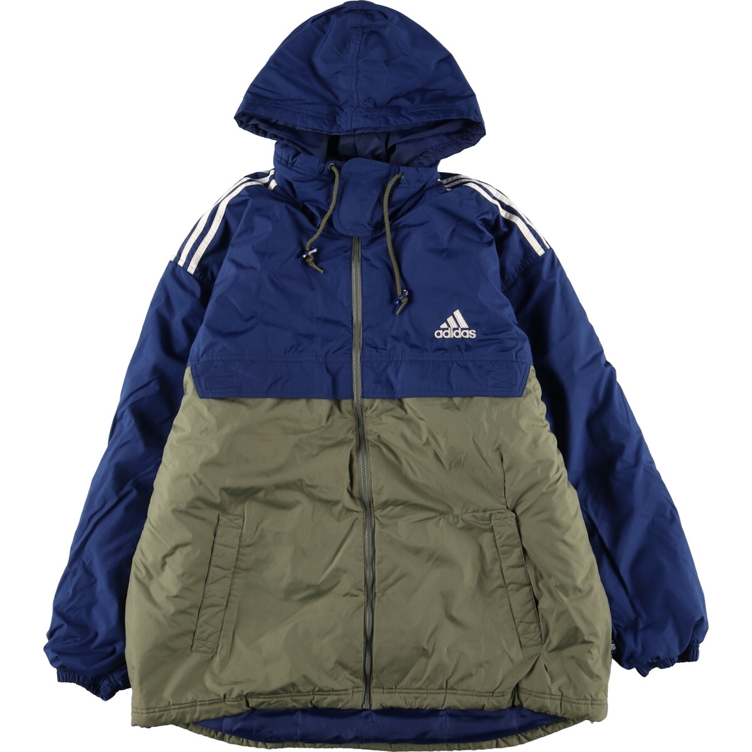 古着 90年代 アディダス adidas 中綿パーカー パファー 古着 90年代 アディダス adidas 中綿パーカー パファー