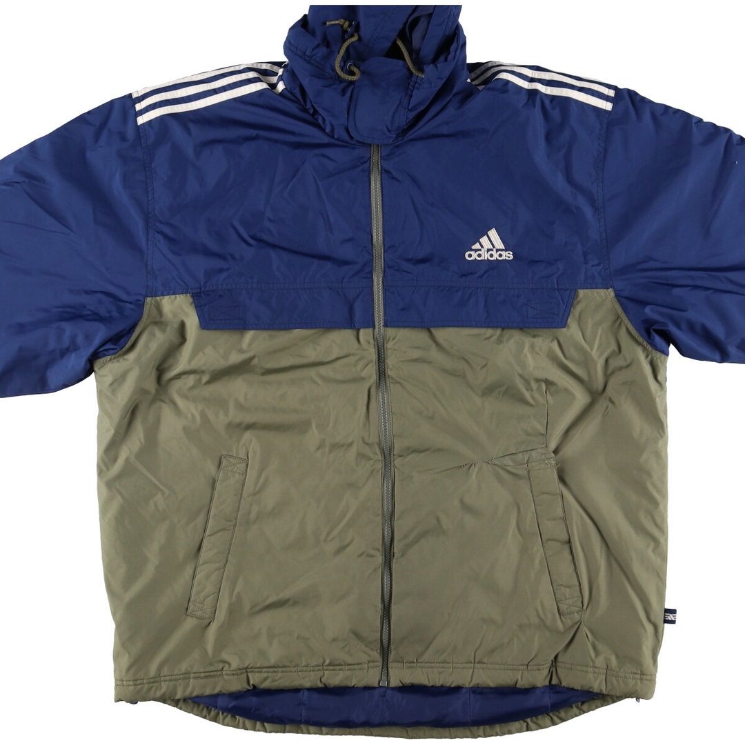 古着 90年代 アディダス adidas 中綿パーカー パファー 古着 90年代 アディダス adidas 中綿パーカー パファー