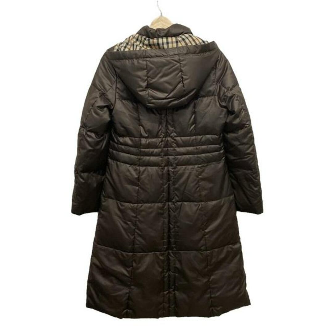 DAKS(ダックス) ダウンコート サイズ38 L レディース - ダーク DAKS(ダックス) ダウンコート サイズ38 L レディース - ダーク
