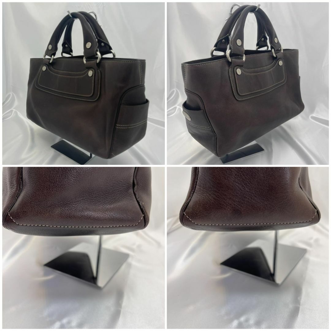 CELINE - CELINE/セリーヌ ブギーバッグ レザー ハンドバッグ CELINE - CELINE/セリーヌ ブギーバッグ レザー ハンドバッグ