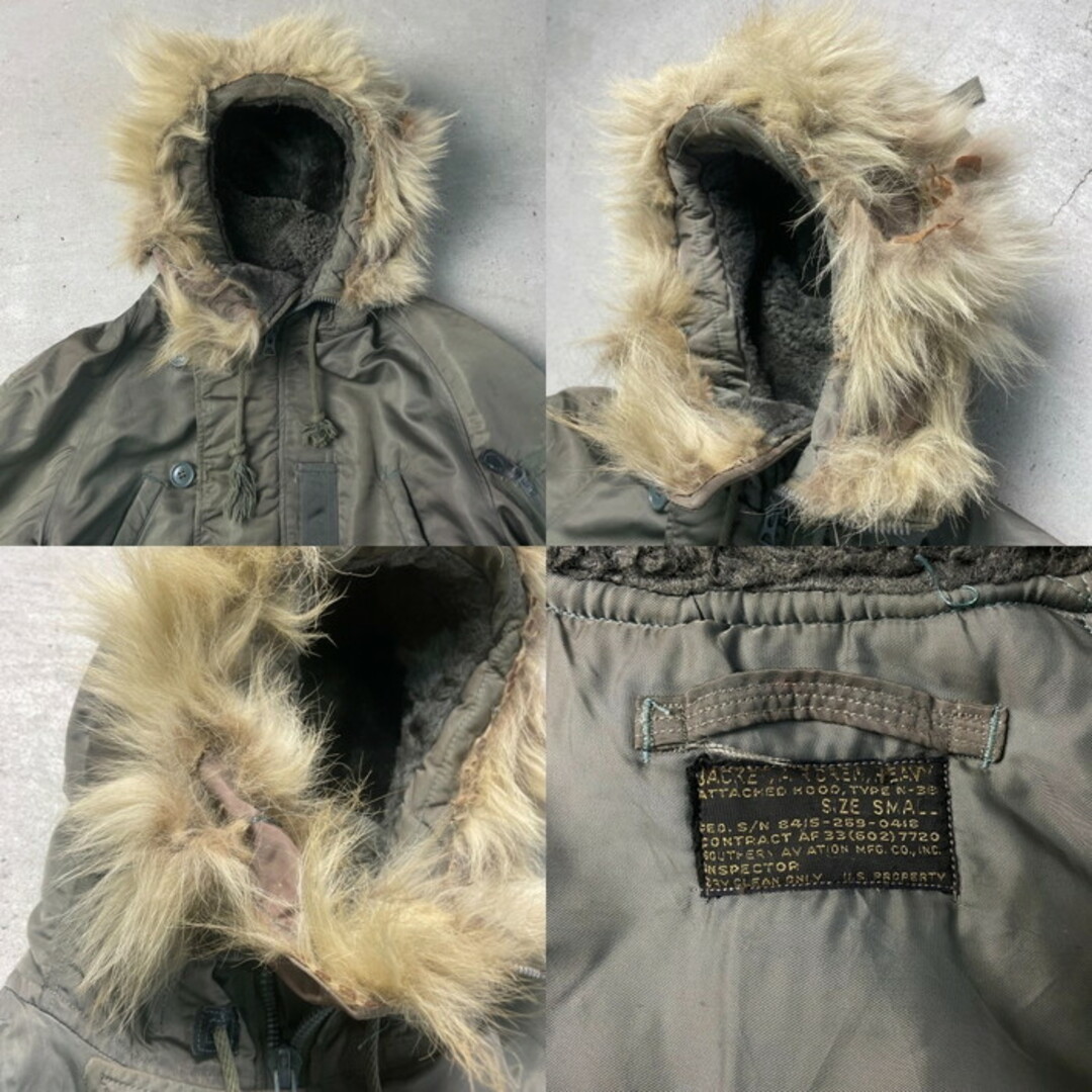50年代 USAF U.S.AIR FORCE 米軍実品 N-3B フライトジャケット 50年代 USAF U.S.AIR FORCE 米軍実品 N-3B フライトジャケット