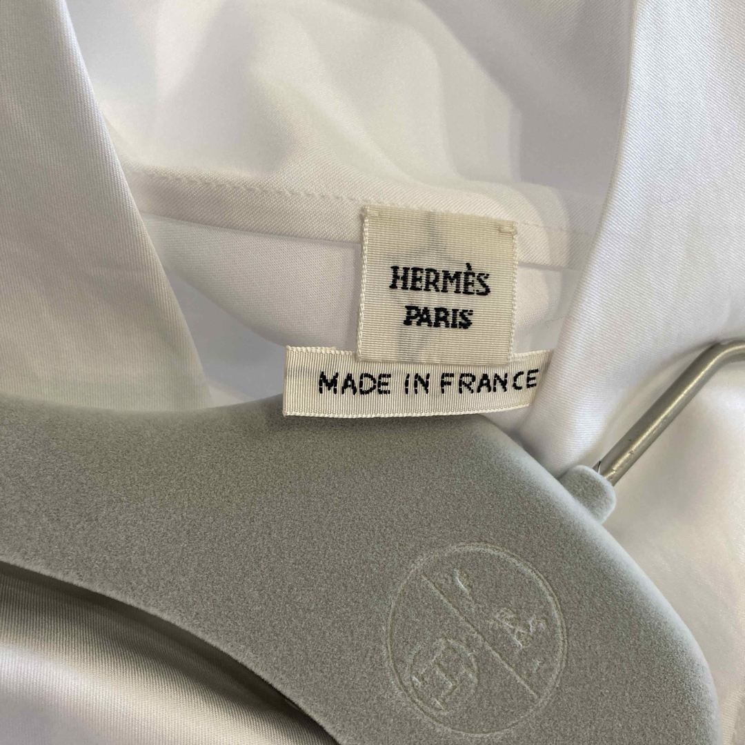 HERMES - 極美品 HERMESエルメス ブラウス ツイリー 刺繍 HERMES - 極美品 HERMESエルメス ブラウス ツイリー 刺繍