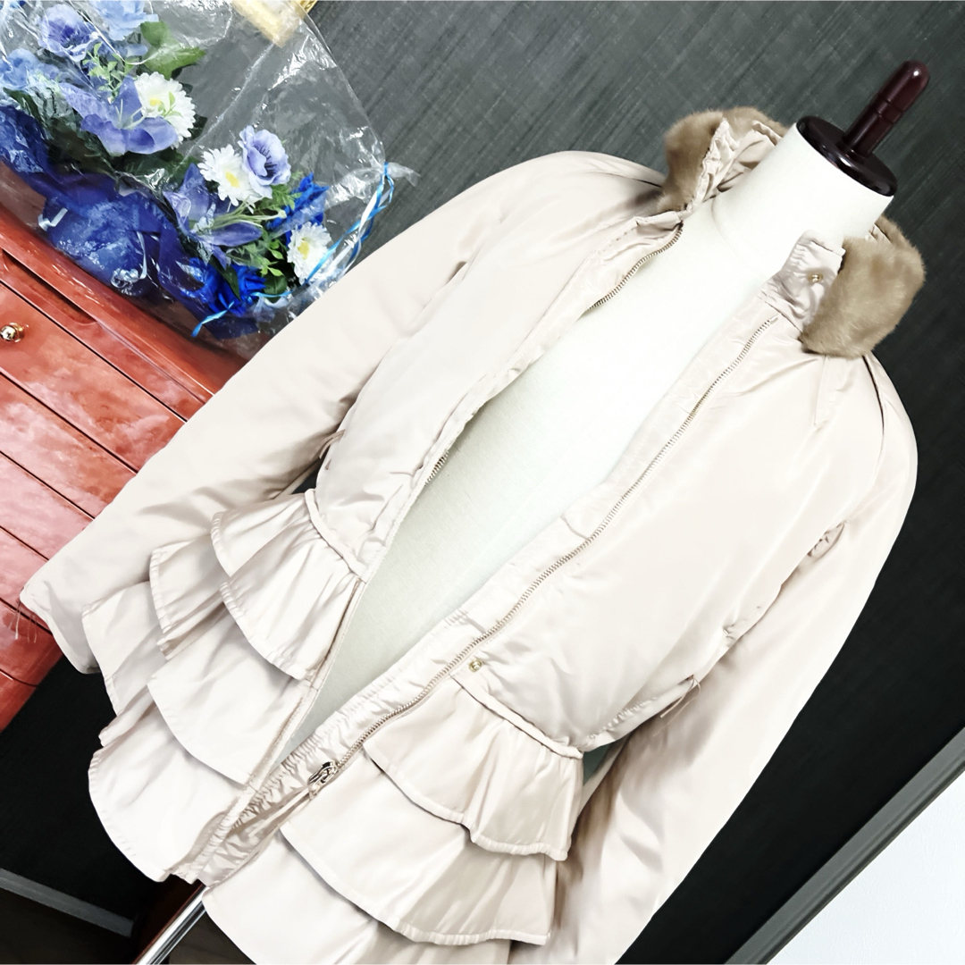 VALENTINO - 美品 VALENTINO ヴァレンティノ ミンク ダウン VALENTINO - 美品 VALENTINO ヴァレンティノ ミンク ダウン