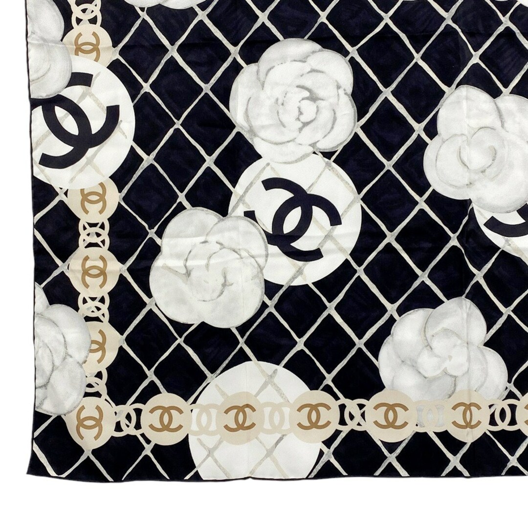 CHANEL - □美品□ シャネル スカーフ カメリア ココマーク CHANEL - □美品□ シャネル スカーフ カメリア ココマーク