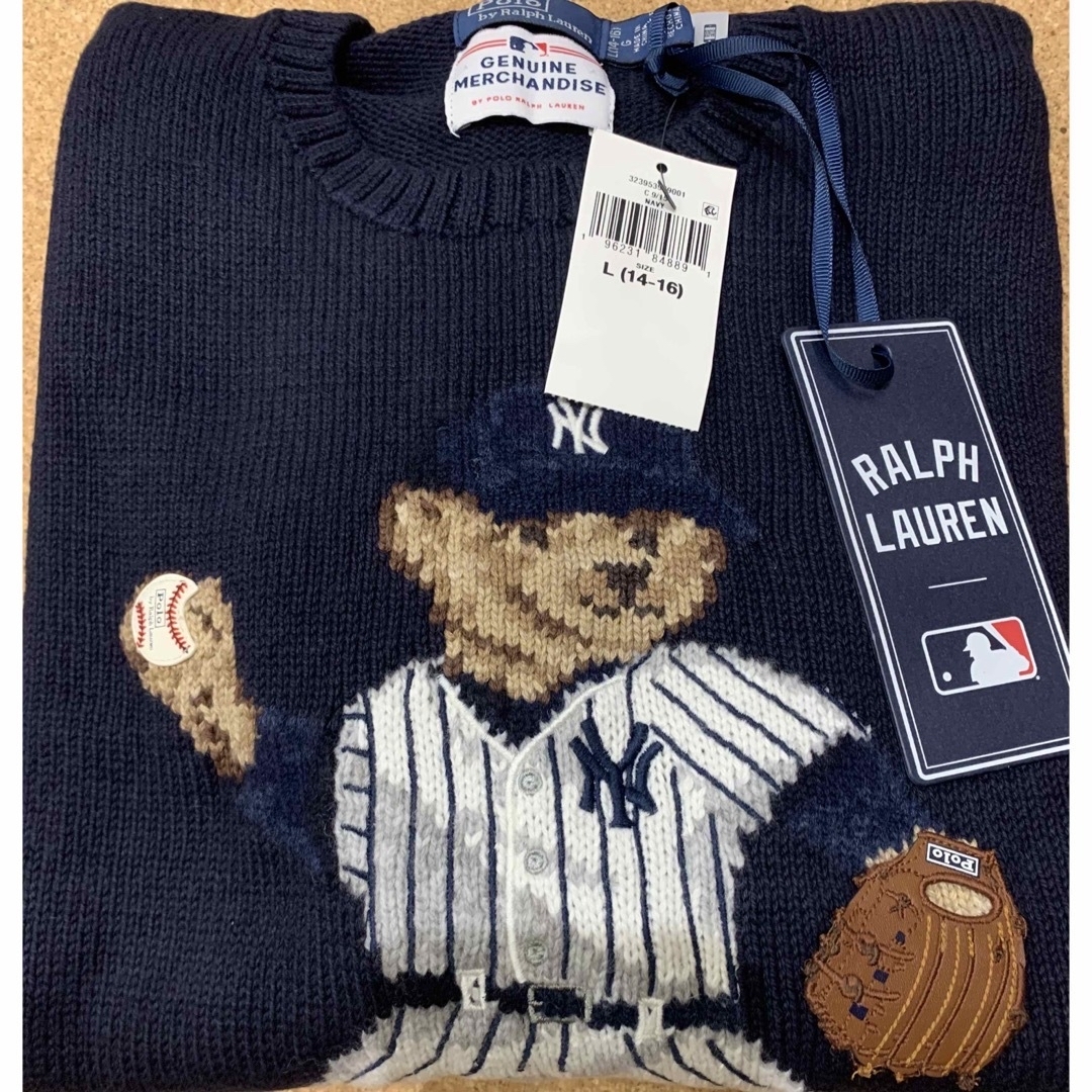 Ralph Lauren ポロベア ヤンキース ニットセーター MLB レア Ralph Lauren ポロベア ヤンキース ニットセーター MLB レア