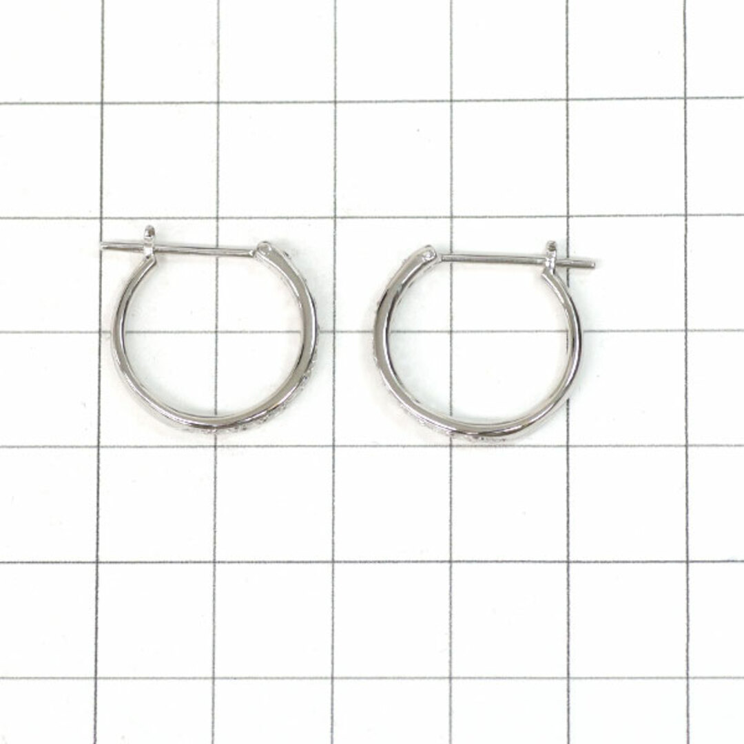 Pt900 ダイヤモンド ピアス 0.50ct フープ Pt900 ダイヤモンド ピアス 0.50ct フープ