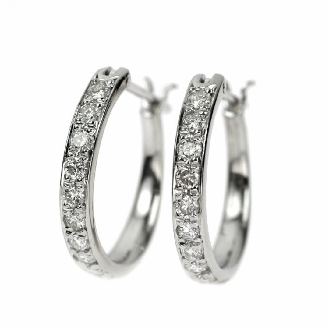 Pt900 ダイヤモンド ピアス 0.50ct フープ Pt900 ダイヤモンド ピアス 0.50ct フープ