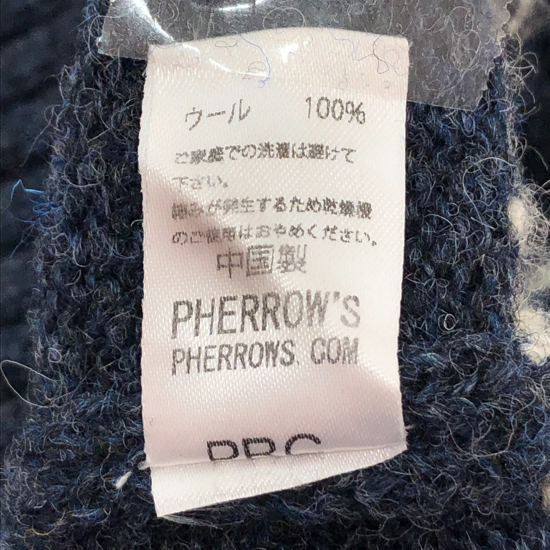 PHERROW'S - □□PHERROW'S フェローズ ニット セーター SIZE 38 PHERROW'S - □□PHERROW'S フェローズ ニット セーター SIZE 38