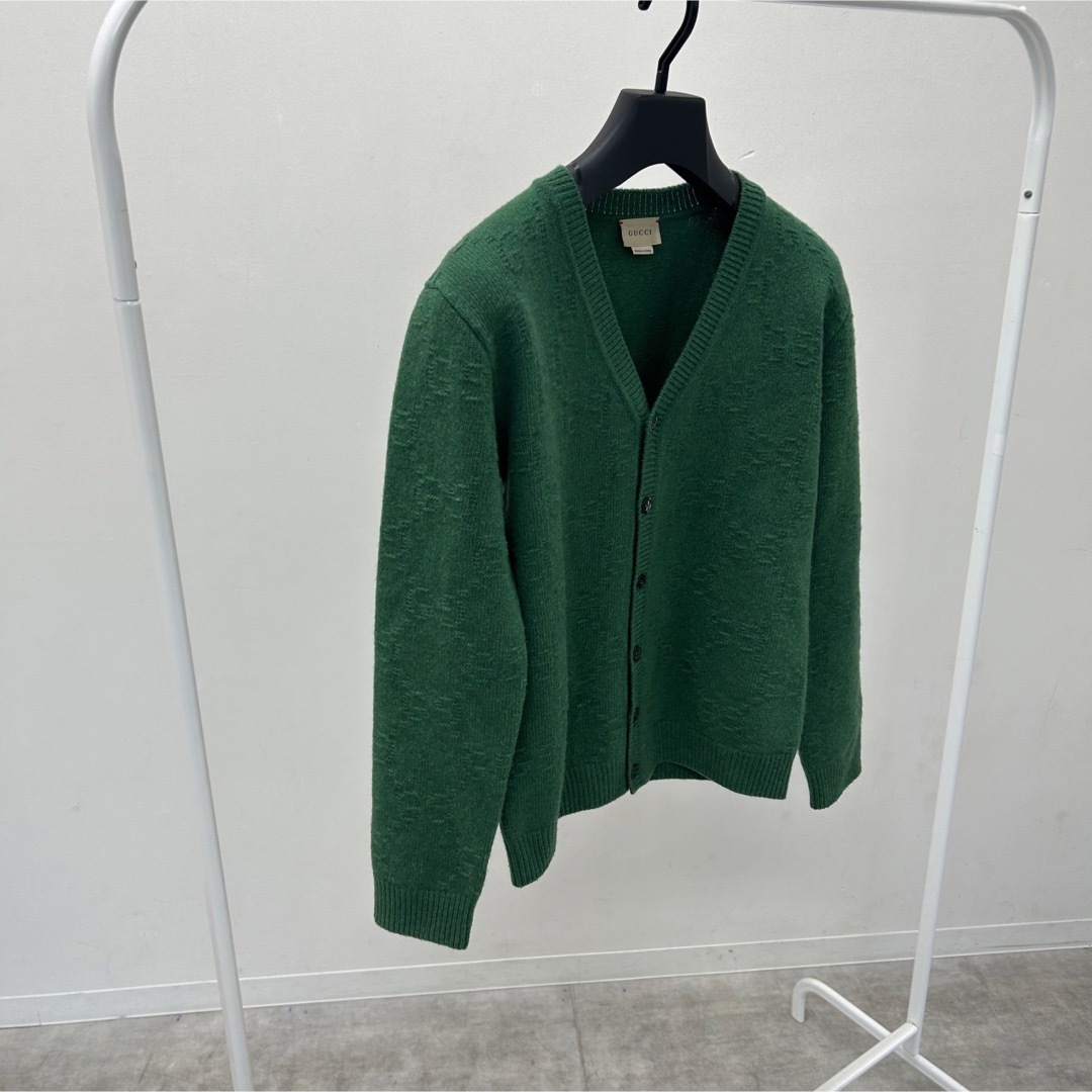 GUCCI - GUCCI/緑/カーディガン/GG柄の通販 by R4clothes GUCCI - GUCCI/緑/カーディガン/GG柄の通販 by R4clothes