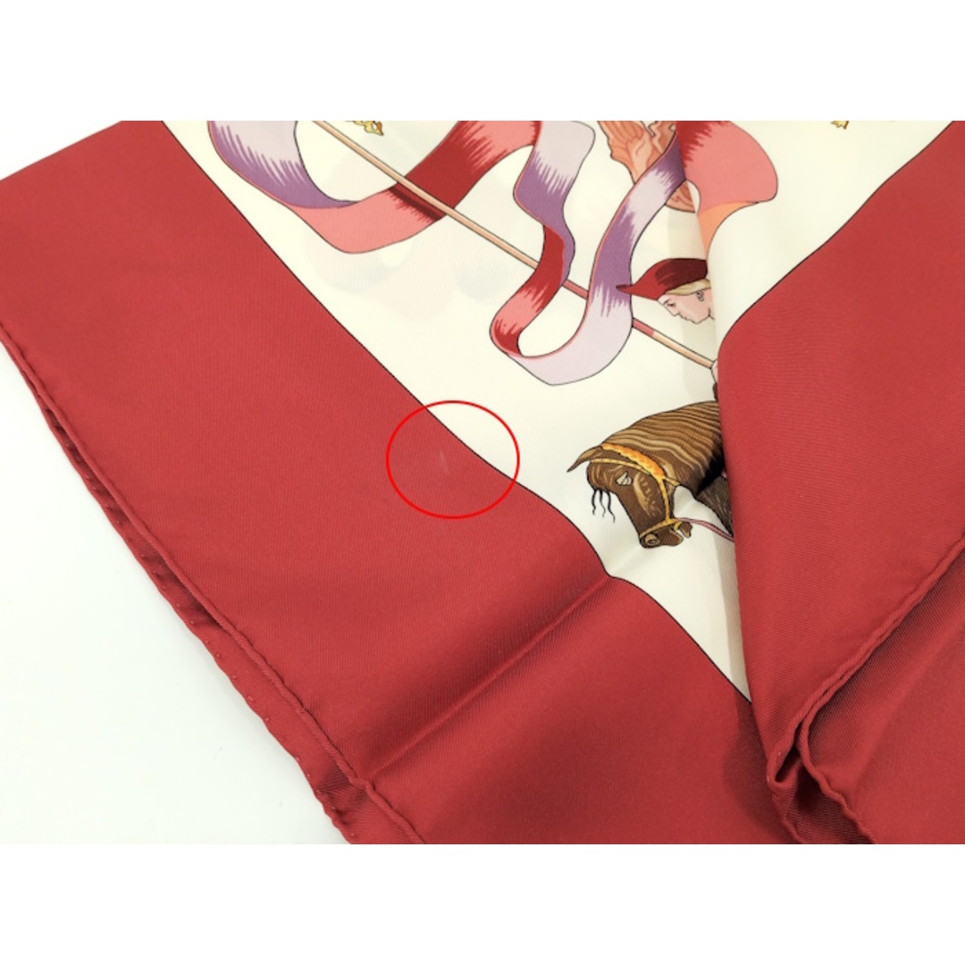 HERMES カレ90 ムッシュ ド Tのためのトルコ行進曲 レッド系 HERMES カレ90 ムッシュ ド Tのためのトルコ行進曲 レッド系