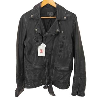 トゥモローランドBLUE WORKラムレザージャケットエルボーパッチ トゥモローランドBLUE WORKラムレザージャケットエルボーパッチ