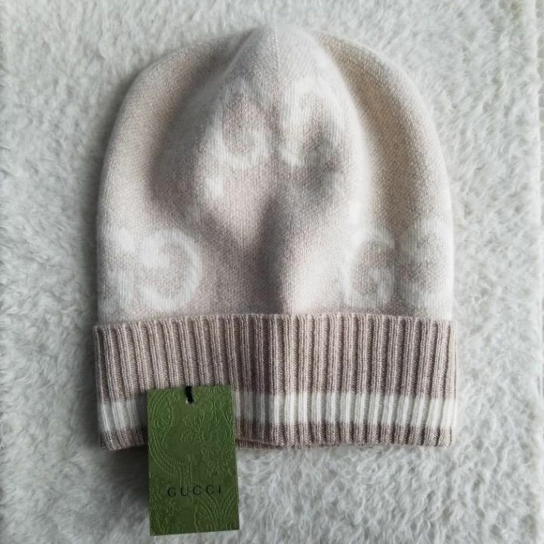 GUCCI - GUCCI グッチ GG カシミア ニット キャップ 帽子 GUCCI - GUCCI グッチ GG カシミア ニット キャップ 帽子