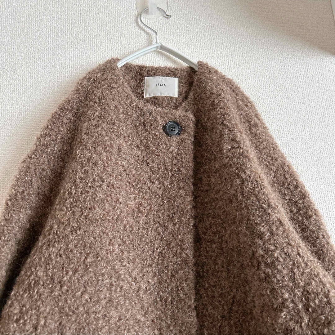 IENA - イエナ 美品 2023ループツイードコクーンコートの通販 by IENA - イエナ 美品 2023ループツイードコクーンコートの通販 by