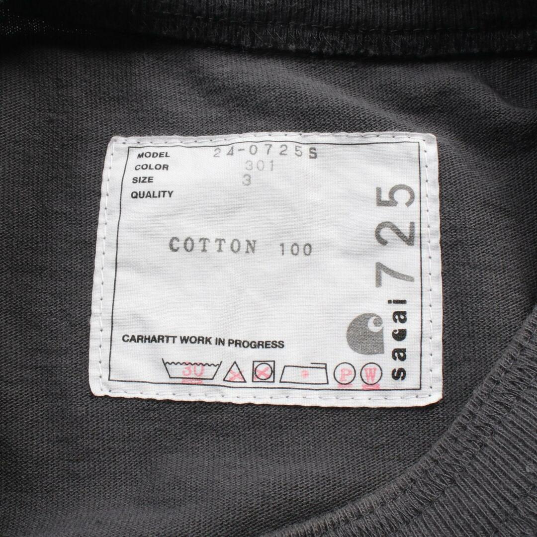 sacai - サカイ Sacai × carhartt WIP T-Shirt カットソーの通販 sacai - サカイ Sacai × carhartt WIP T-Shirt カットソーの通販