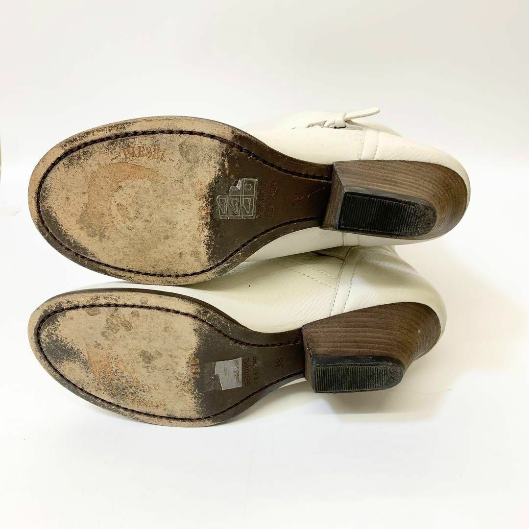 DIESEL - 4039 ディーゼル レザーブーツ レディース 定価5万円程 DIESEL - 4039 ディーゼル レザーブーツ レディース 定価5万円程