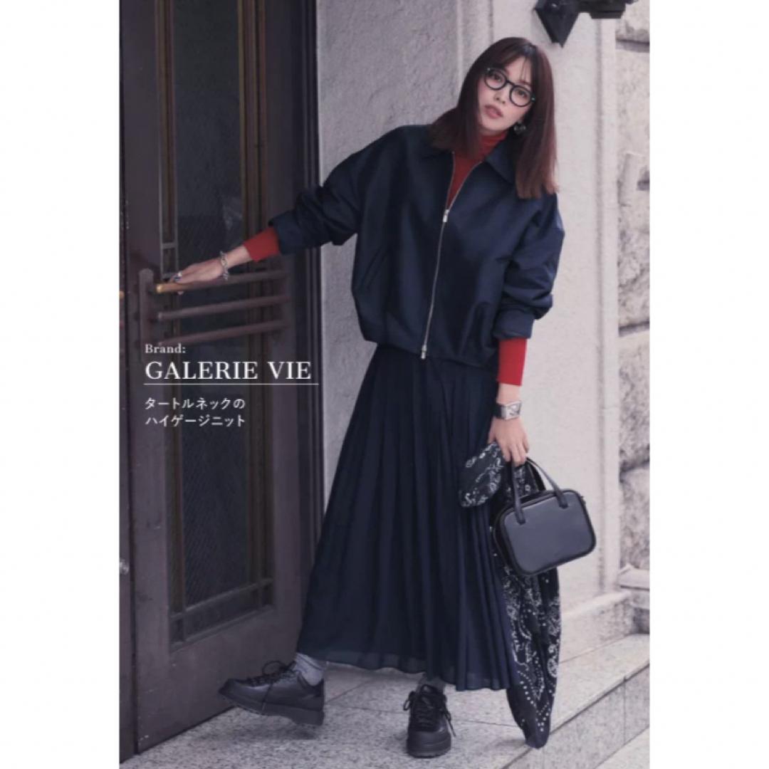 GALERIE VIE シェイプメモリーウェザー タックヘムブルゾン ブルゾン GALERIE VIE シェイプメモリーウェザー タックヘムブルゾン ブルゾン