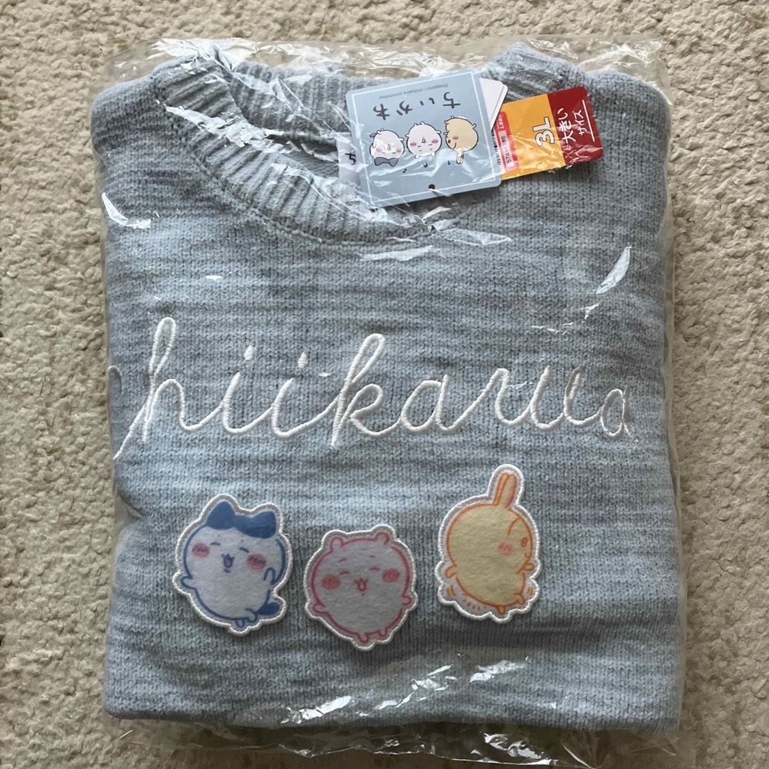 ちいかわ - ちいかわ ニットプルオーバー 3Lの通販 by ちいかわ - ちいかわ ニットプルオーバー 3Lの通販 by